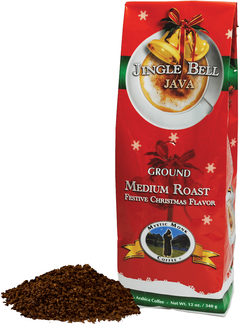 Download Jingle Bell Java, Archived Coffee - Mystic Monk Coffee Jingle Bell Java - Full Size PNG ...