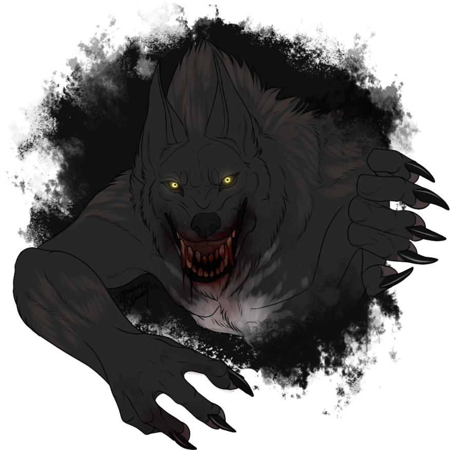 Download Wolf Werewolf Fantasy Black Horror Scary Creepy Cool - Full ...