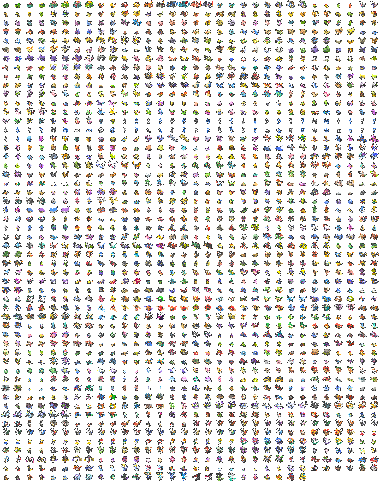 Download Transparent Where Can I Find The 7th Gen Pokemon Box Sprites ...