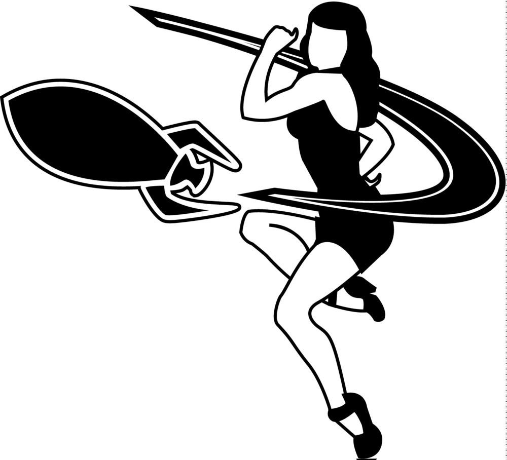 Download Dolly Rockets Secondary Logo Black & White - Full Size PNG ...