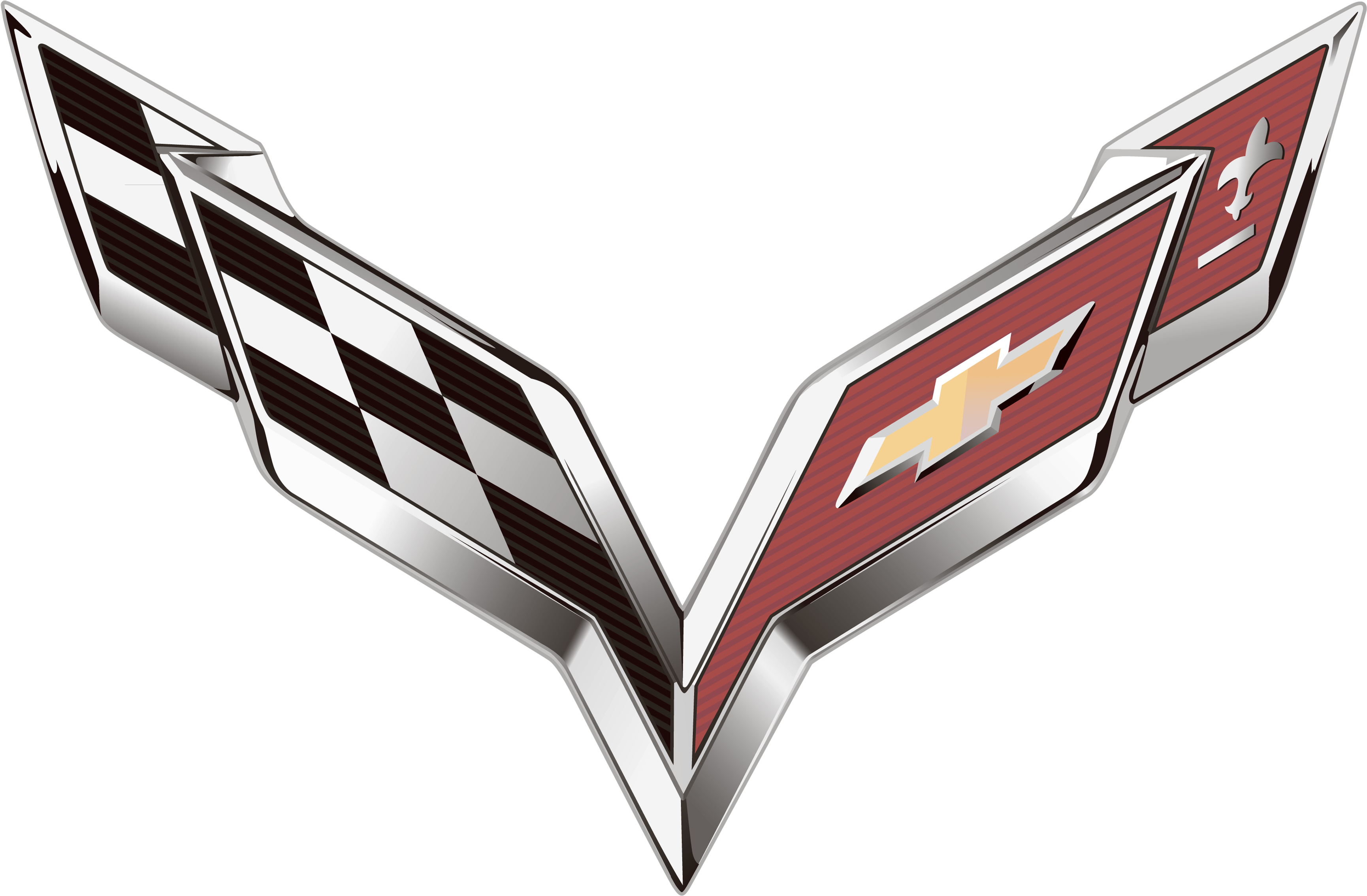 Download Corvette Logo - Full Size PNG Image - PNGkit