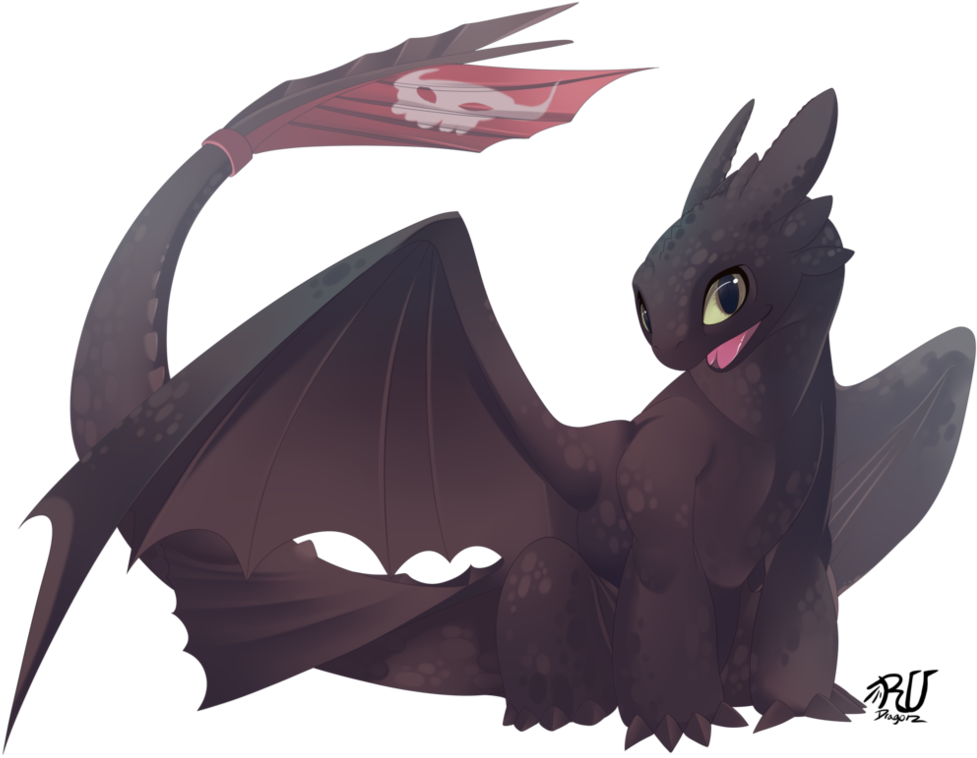 Download Toothless Fan Art4 10 By Phation-d77c9t0 - Full Size PNG Image ...