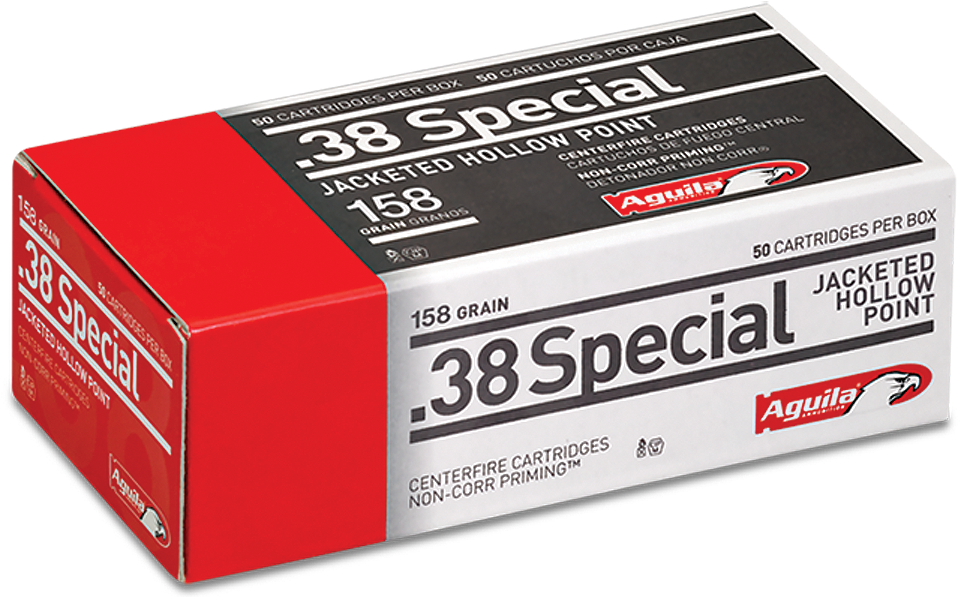 Download Aguila 38 Special 158 Gr Jacketed Hollow Point 50 Bx/ - Full ...