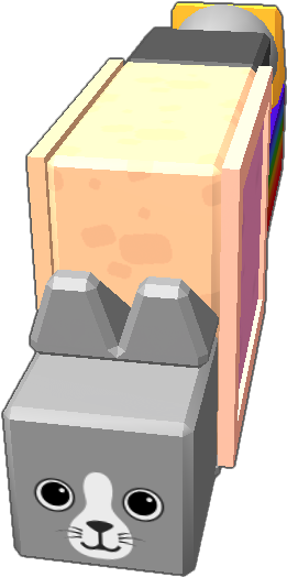 Download This Nyan Cat Is Used In My World " Nyan Cat Explode - Full Size PNG Image - PNGkit