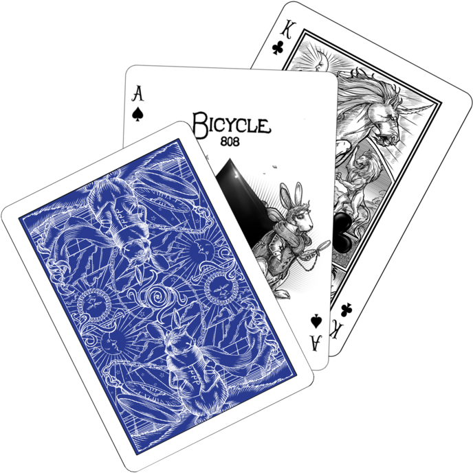 Download The White Rabbit Playing Cards - Full Size PNG Image - PNGkit