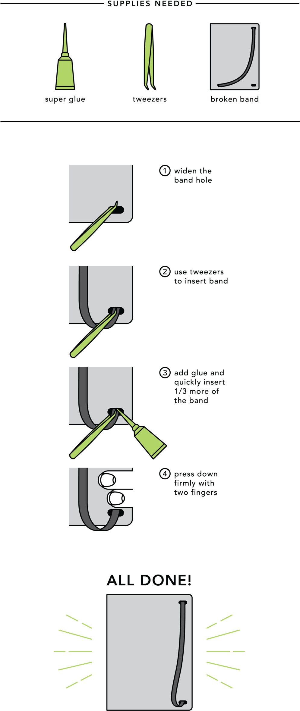 Download Broken Rubber Band Png - Full Size PNG Image - PNGkit