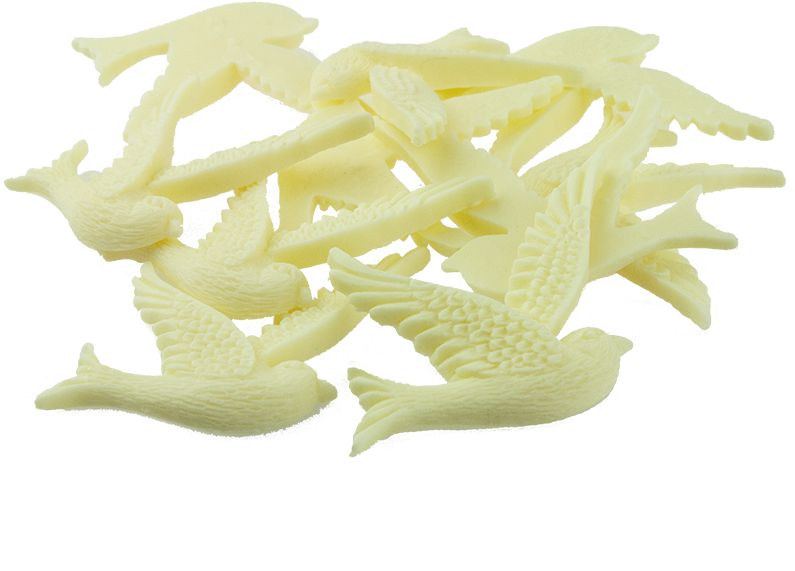 Download 10 Large Ivory Dove Embellishments - Full Size PNG Image - PNGkit