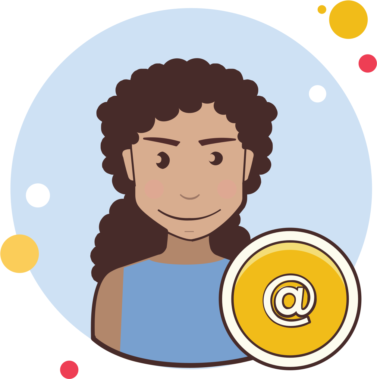 Download Email Female Icon - Full Size PNG Image - PNGkit