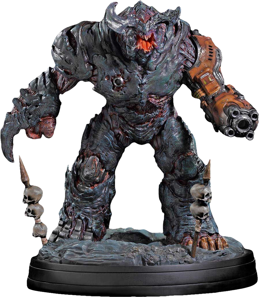 Download Doom Statue Cyberdemon - Full Size PNG Image - PNGkit
