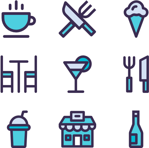 Download Restaurant 16 Icons - Full Size PNG Image - PNGkit