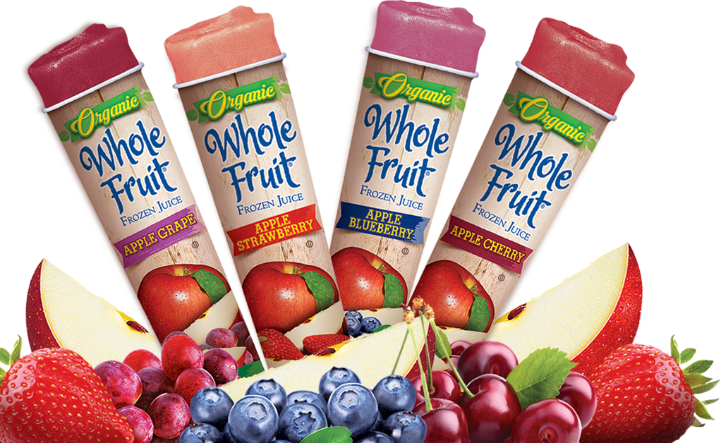Download Whole Fruit Organic Juice Tubes - Full Size PNG Image - PNGkit