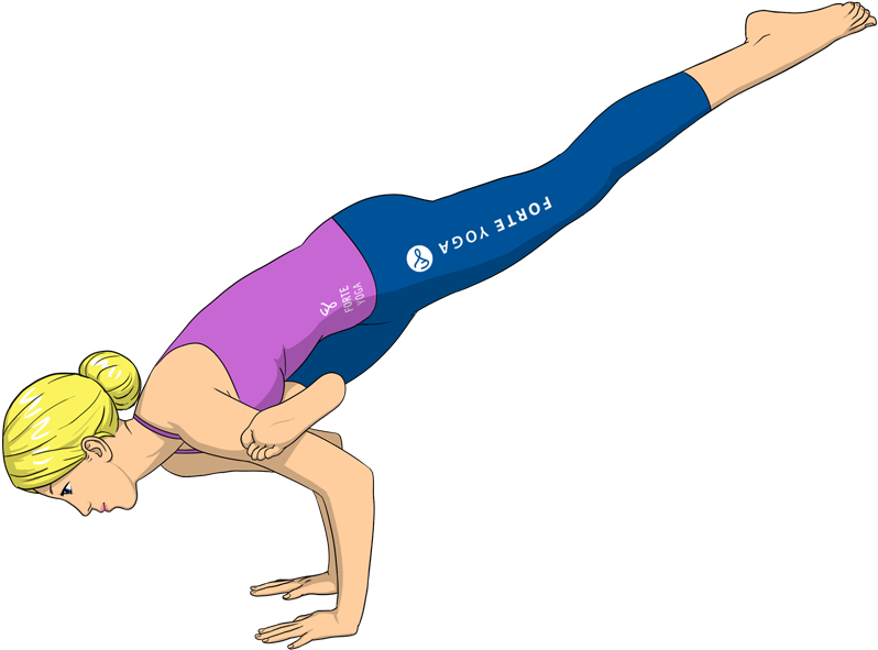 Download Advanced Crow Pose - Full Size PNG Image - PNGkit