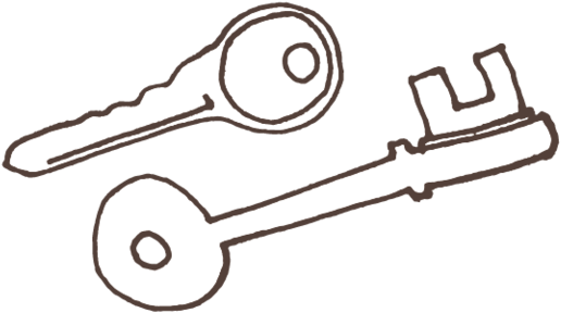 Download Keys - Drawing - Full Size PNG Image - PNGkit