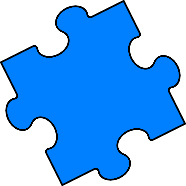 Download Blue Puzzle Piece - Light Blue Puzzle Piece - Full Size PNG ...