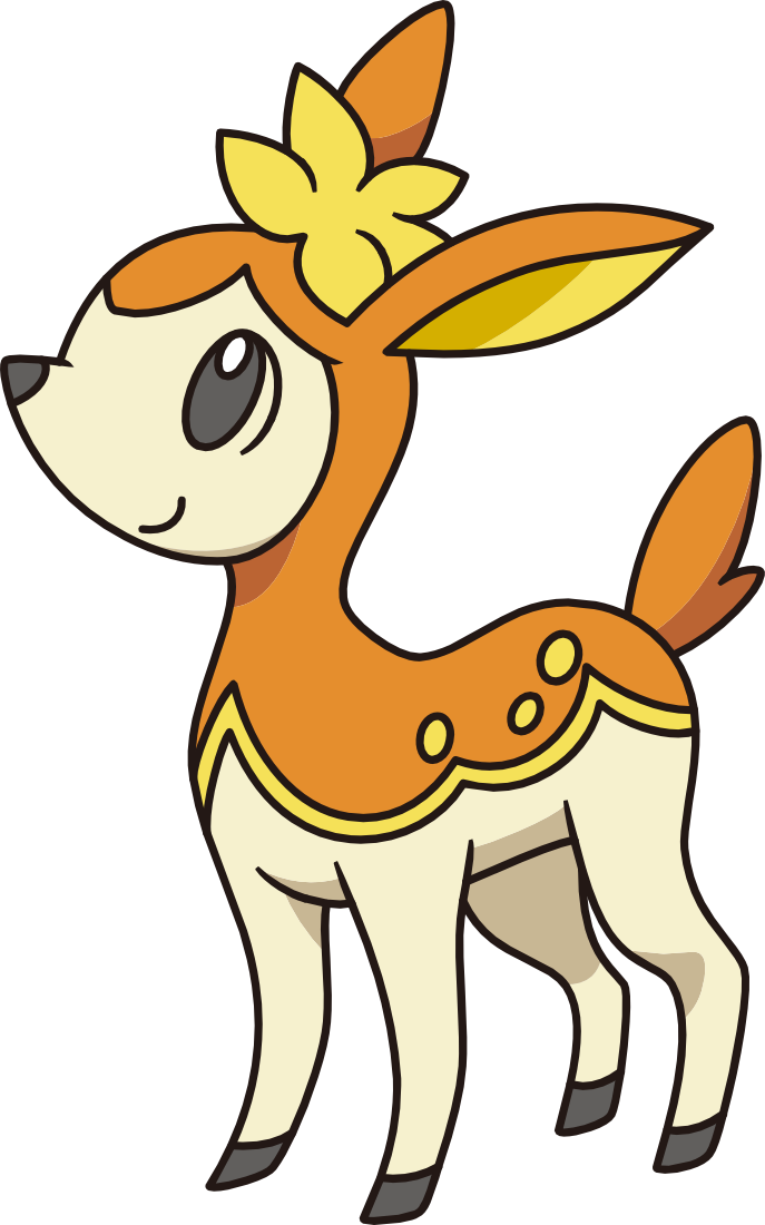Download 585deerling Bw Anime-autumn - Pokemon Deerling - Full Size PNG ...