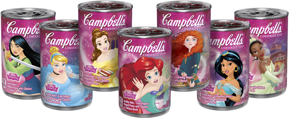 Download Disney Princess Cans - Campbell Soup Disney Princesses - Full ...
