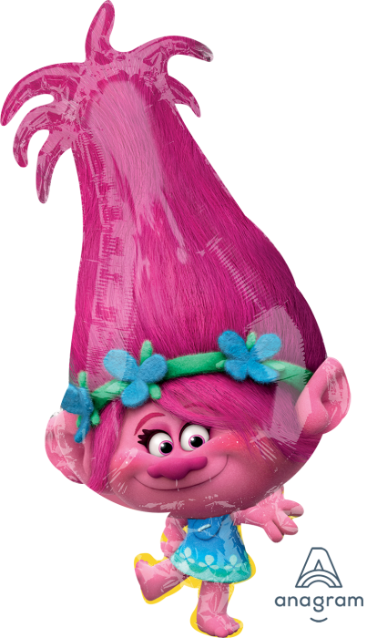 Download Trolls Super Shape Balloon - Full Size PNG Image - PNGkit
