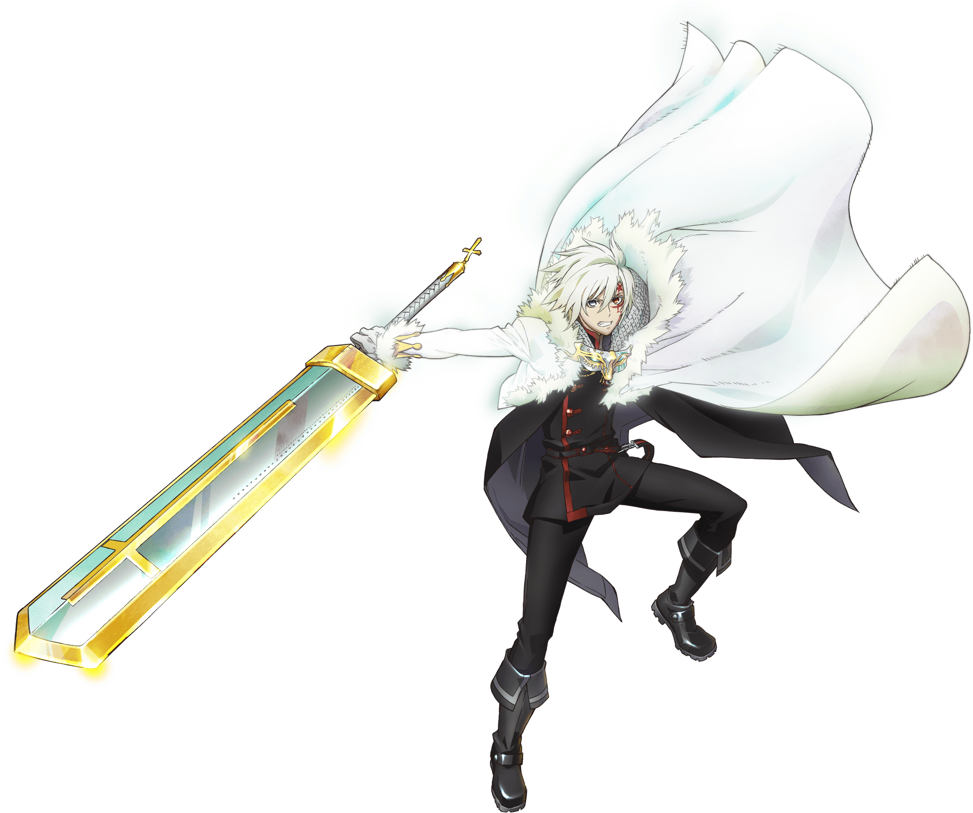 Download Allen Walker Full - D Gray Man Hallow Allen Sword - Full Size ...