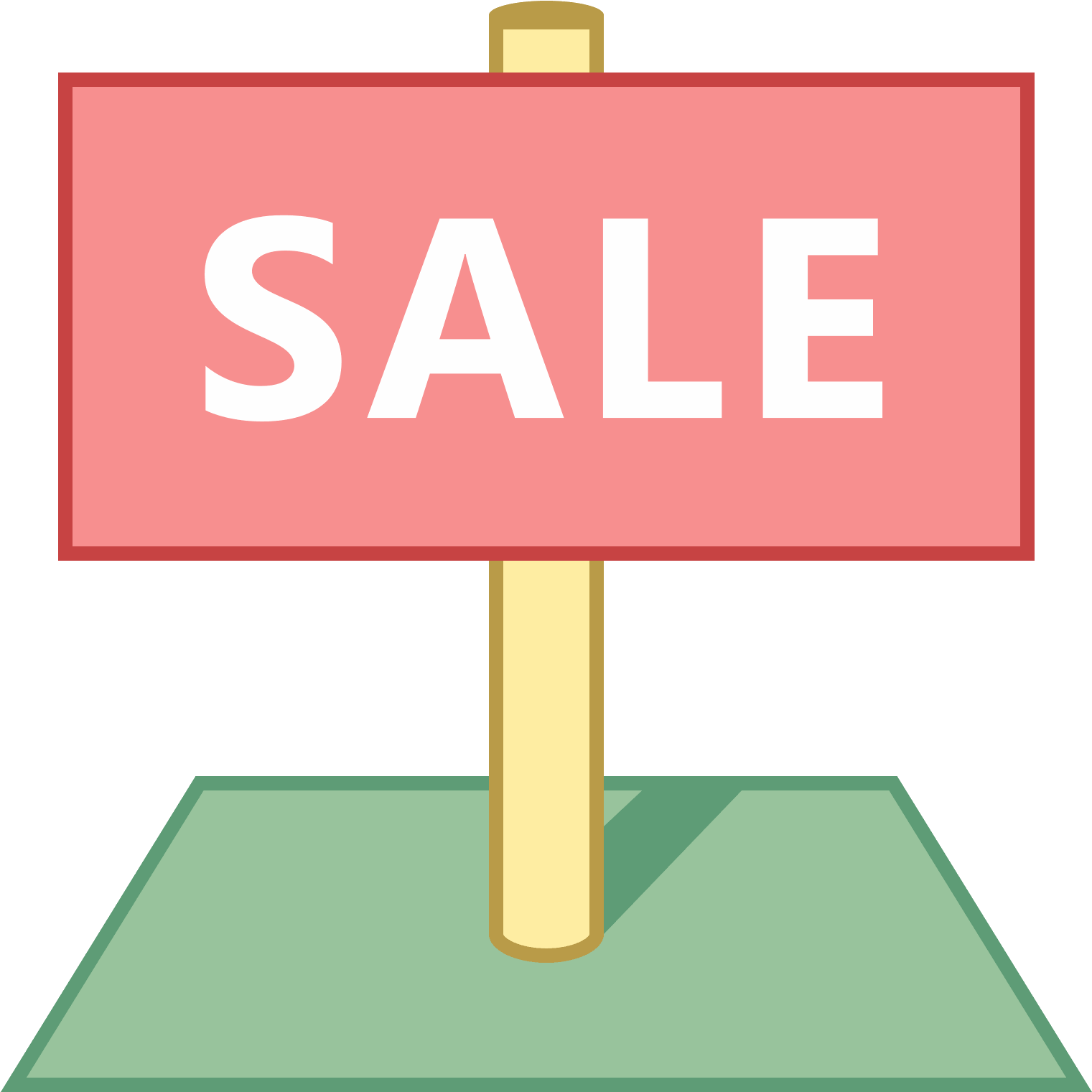 Download There Is A Rectangle That Says Sale On It - Full Size PNG ...