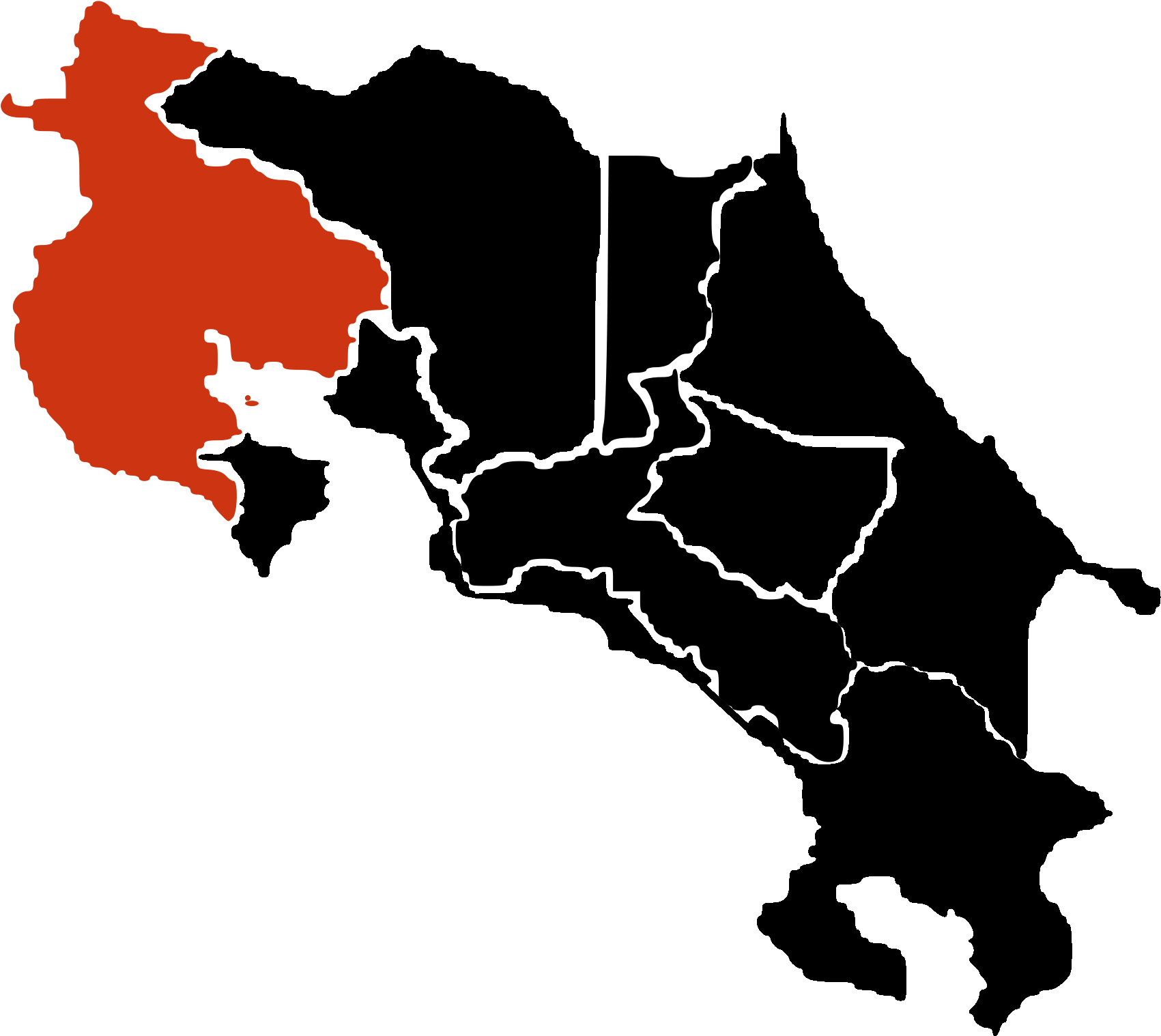 Download A Infection Map Costa Rica - Full Size PNG Image - PNGkit