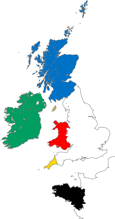 Download The Celtic Flag Features The Six Official Celtic Regions ...