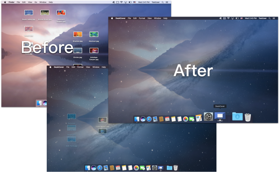 Download Hides Items On Your Desktop Behind A Beautiful Picture - Full ...