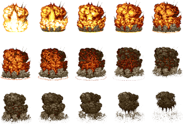 Download Transparent Drawn Explosion Sprite - Metal Slug Explosion ...