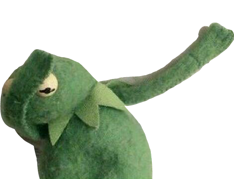 Download Dab Frog Kermitthefrog Kermitmemes - Kermit The Frog Transparent - Full Size PNG Image ...