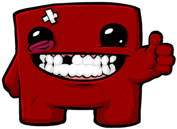 Download Meatysticker2 - Super Meat Boy - Full Size PNG Image - PNGkit