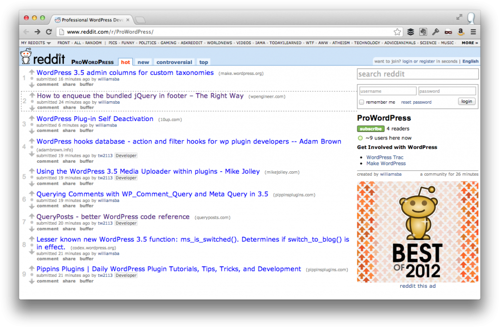 Download The Wordpress Reddit For Pros - Full Size PNG Image - PNGkit