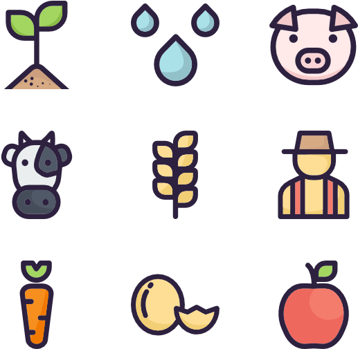 Download Farm Icon Set - Full Size PNG Image - PNGkit