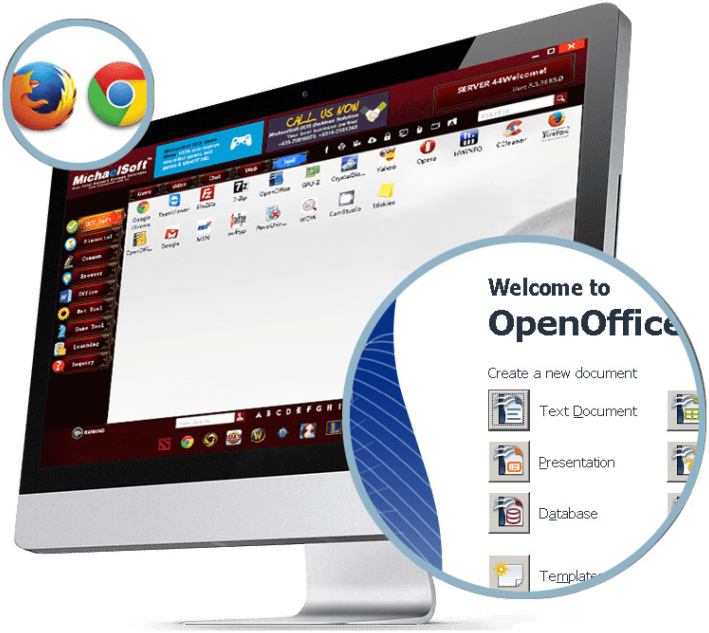 Download Michaelsoft Game Menu - Full Size PNG Image - PNGkit