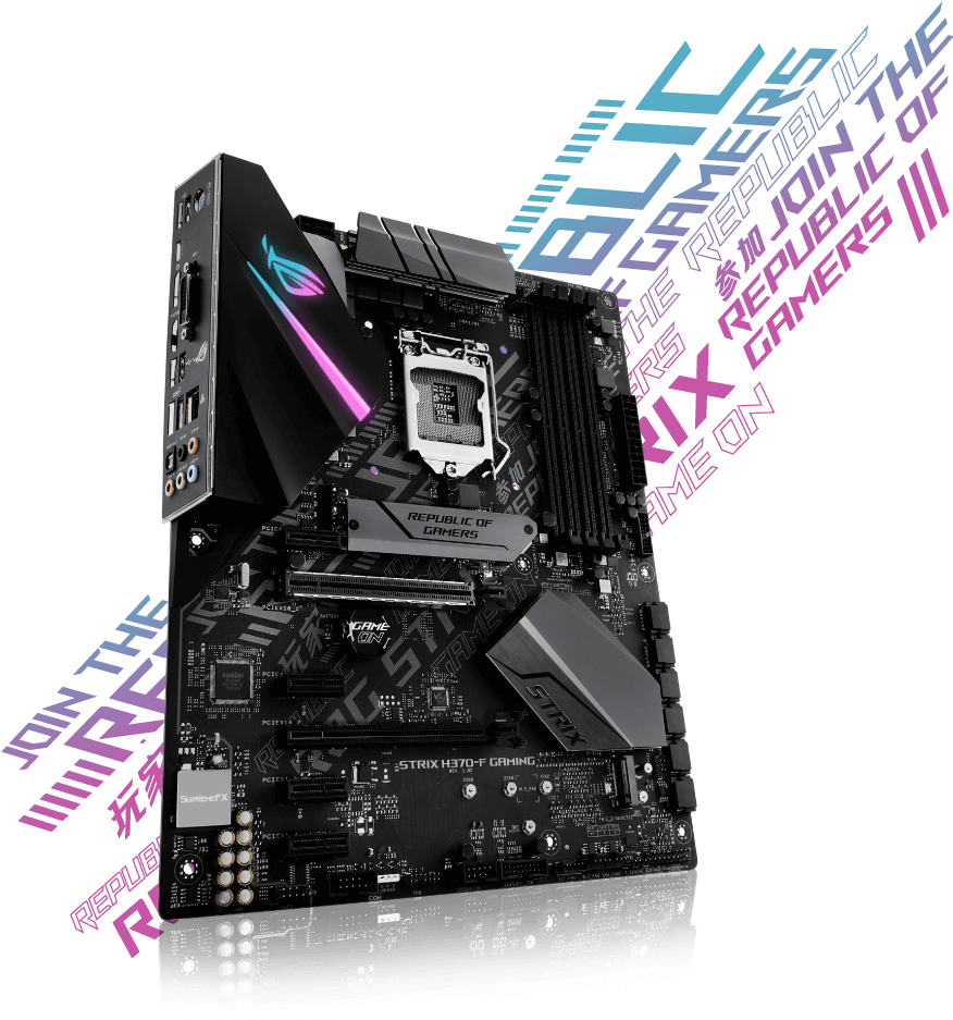 Download Rog Strix H370f Gaming - Full Size PNG Image - PNGkit