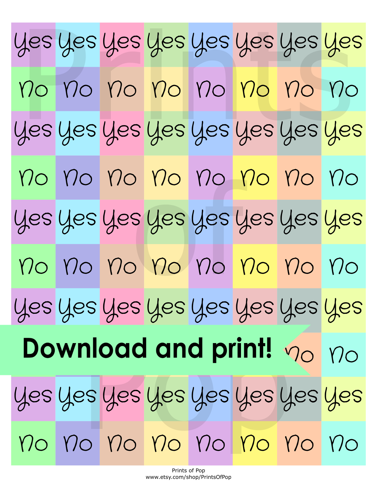 Download Transparent Yes/no Printable Sticker Icons For Your Planner ...