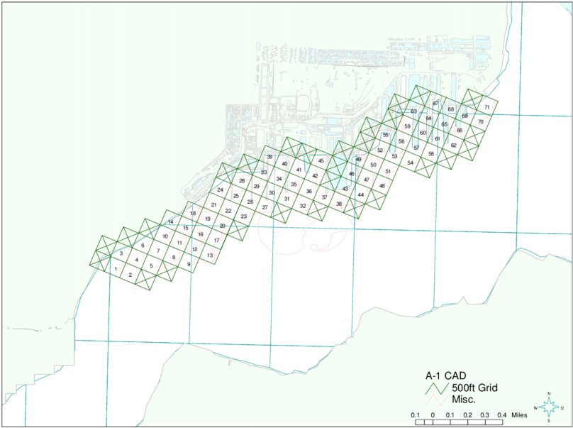 Download 500-ft Monitoring Grids Within The Ou B Marine Boundary - Full ...