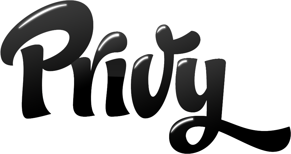 Download Privy Logo Black 1035& - Full Size PNG Image - PNGkit