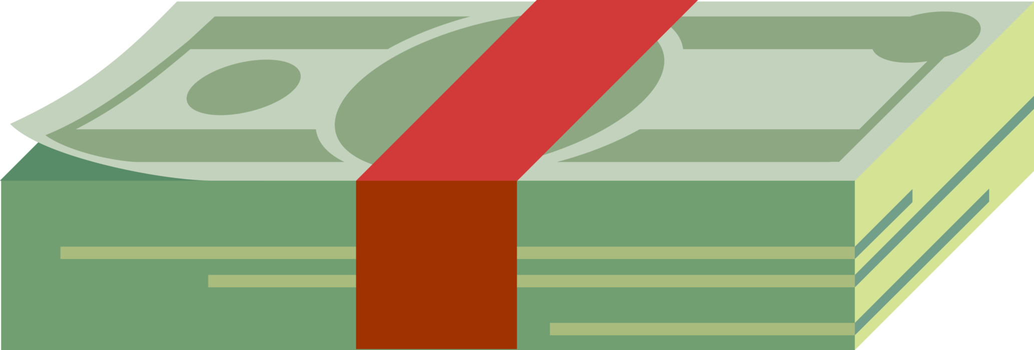 Download Vector Illustration Of Stack Of Cash Money Dollar Bills ...