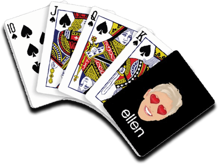 Download Ellen Degeneres Show Emoji Playing Cards - Playing Cards Emoji ...