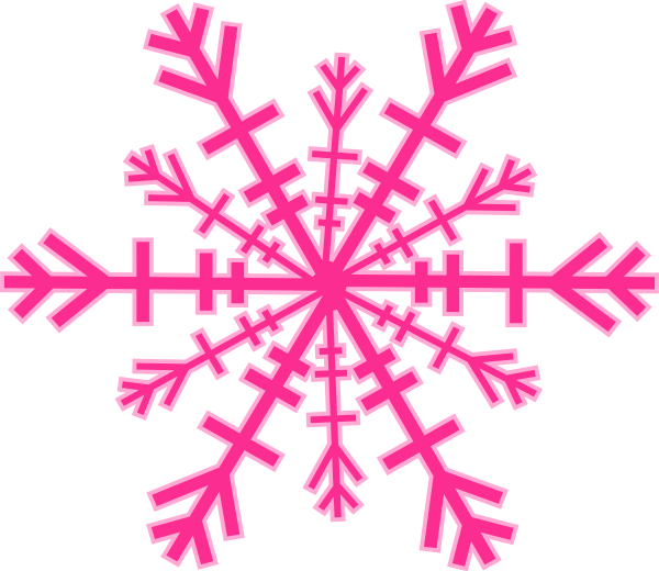 Download Pink Snowflake Transparent Background - Full Size PNG Image ...