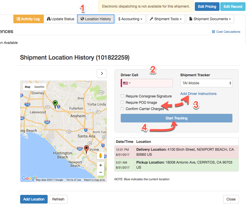 Download Select Start Tracking - Full Size PNG Image - PNGkit