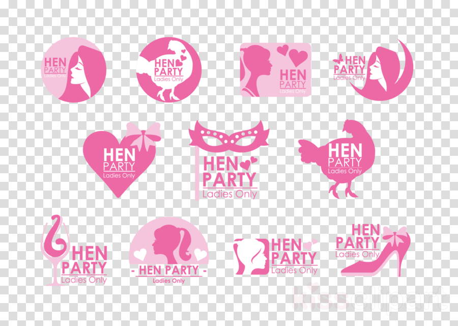 Download Transparent Hen Party Templates Clipart Bachelorette Party ...