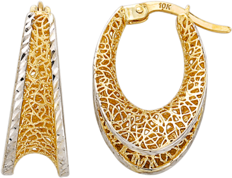 Download Gold Hoop Png - Full Size PNG Image - PNGkit