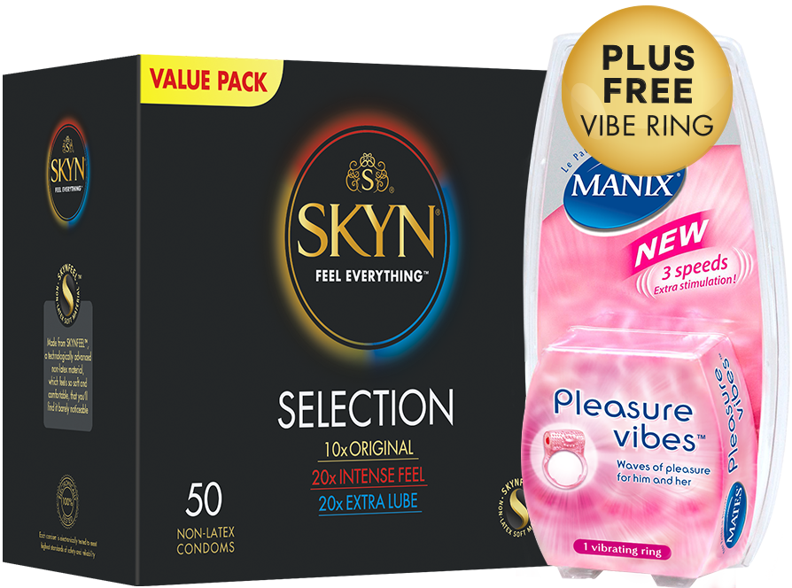 Download Skyn® Selection 50 Pack Of Non-latex Condoms Plus Free - Full ...
