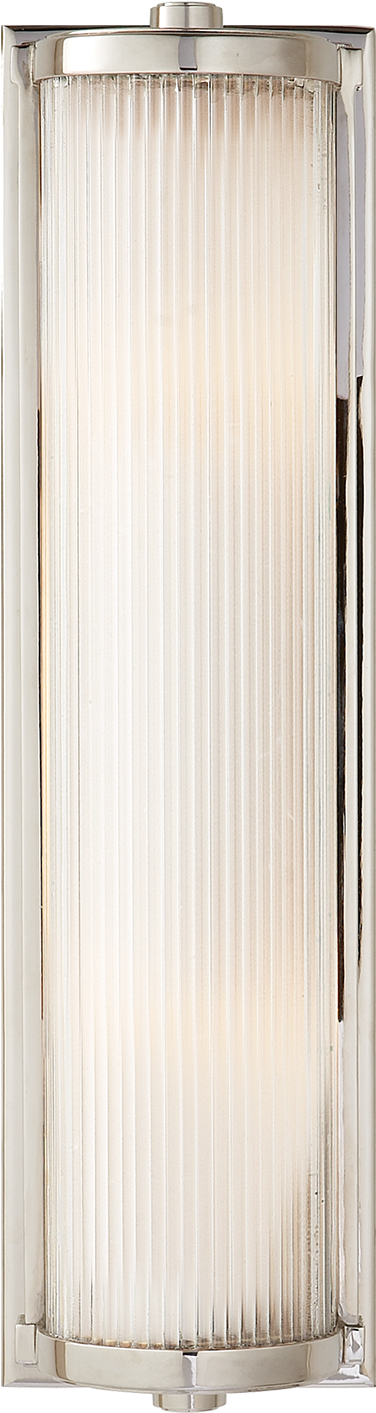 Download Dresser Long Glass Rod Light In Polished Nickel With - Full ...