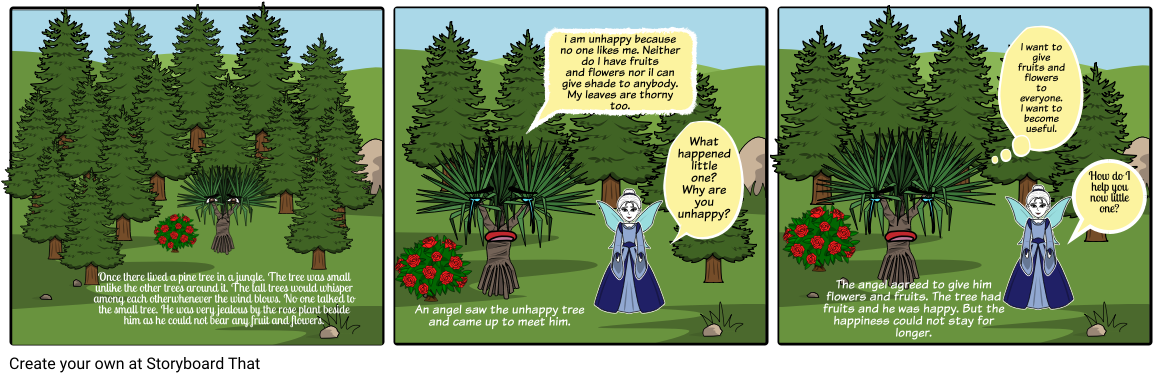 Download An Unhappy Tree - Cartoon - Full Size PNG Image - PNGkit