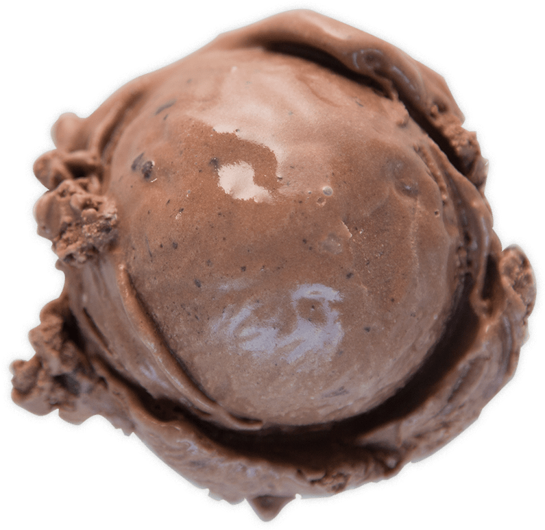Download Chocolate Chocolate Chunk - Ice Cream Top View Png - Full Size ...
