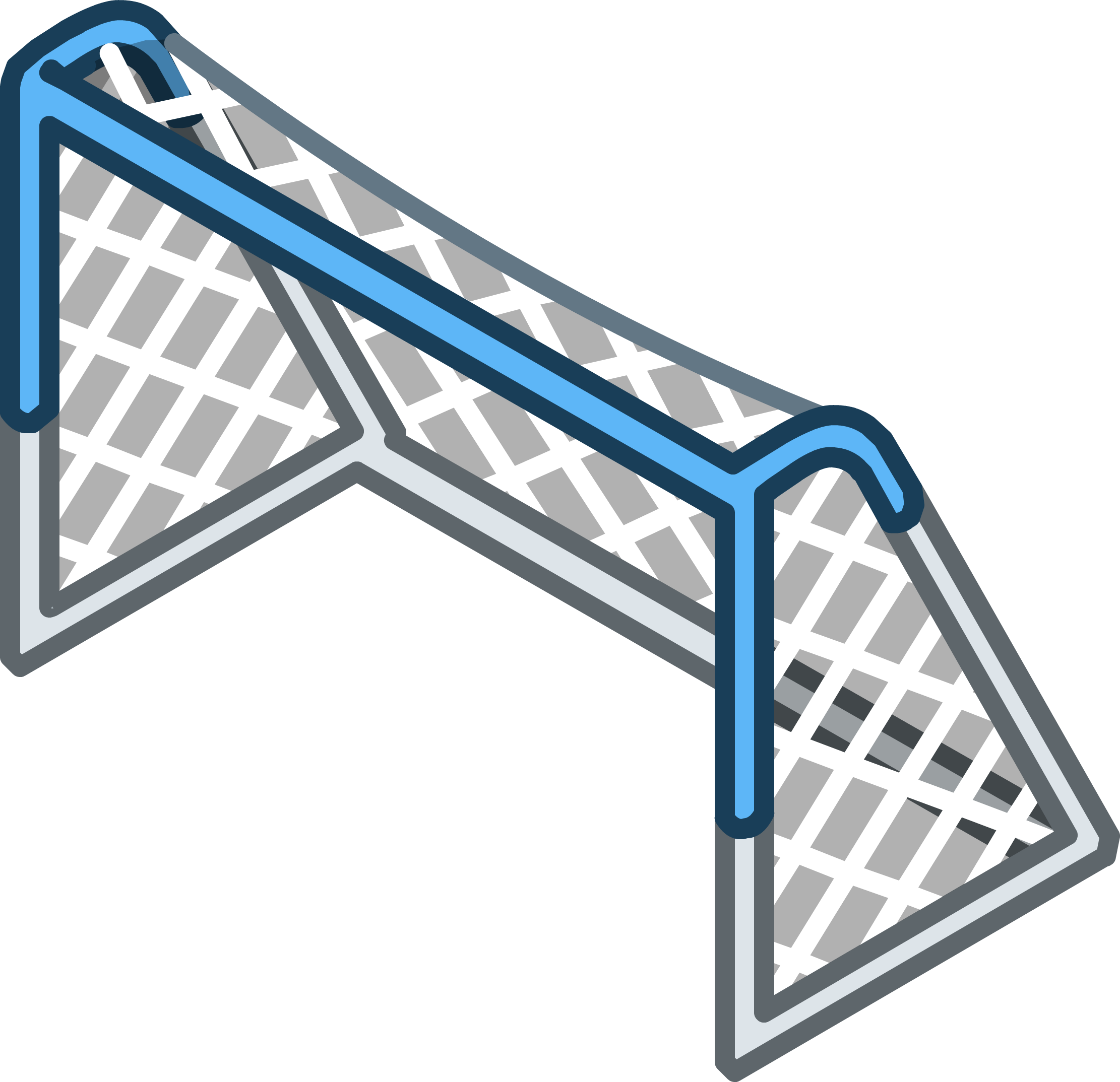 Download Soccer Goal Sprites - Full Size PNG Image - PNGkit