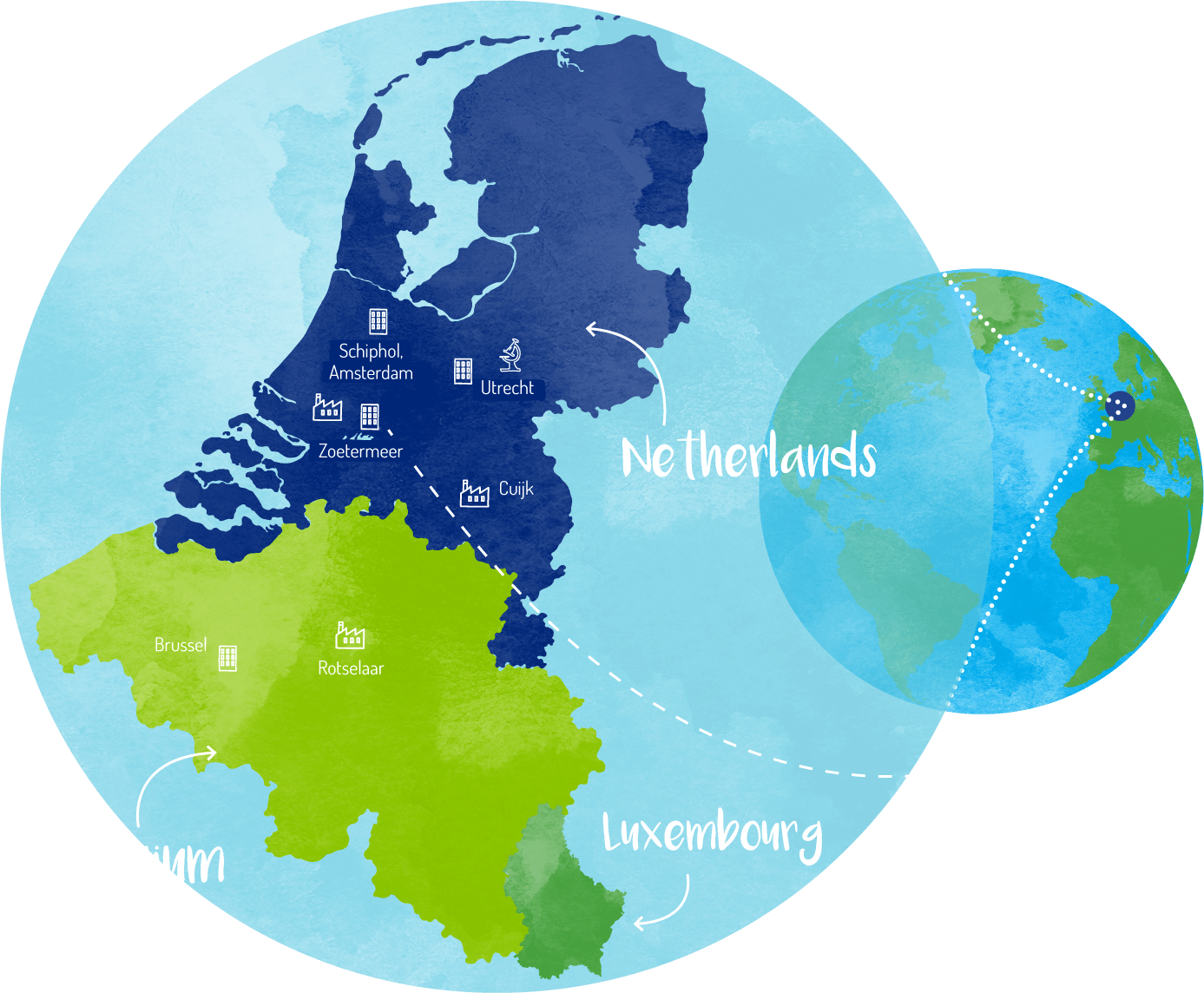 Download The Benelux Area And The Earth - Full Size PNG Image - PNGkit
