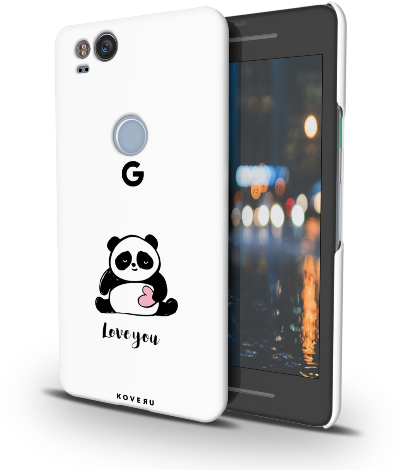 Download Love For Panda Cover Case For Google Pixel - Full Size PNG ...