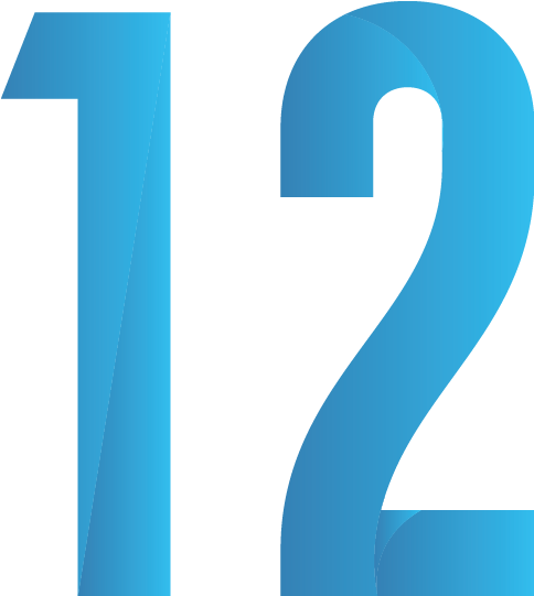 Download Number 12 Png - Full Size PNG Image - PNGkit